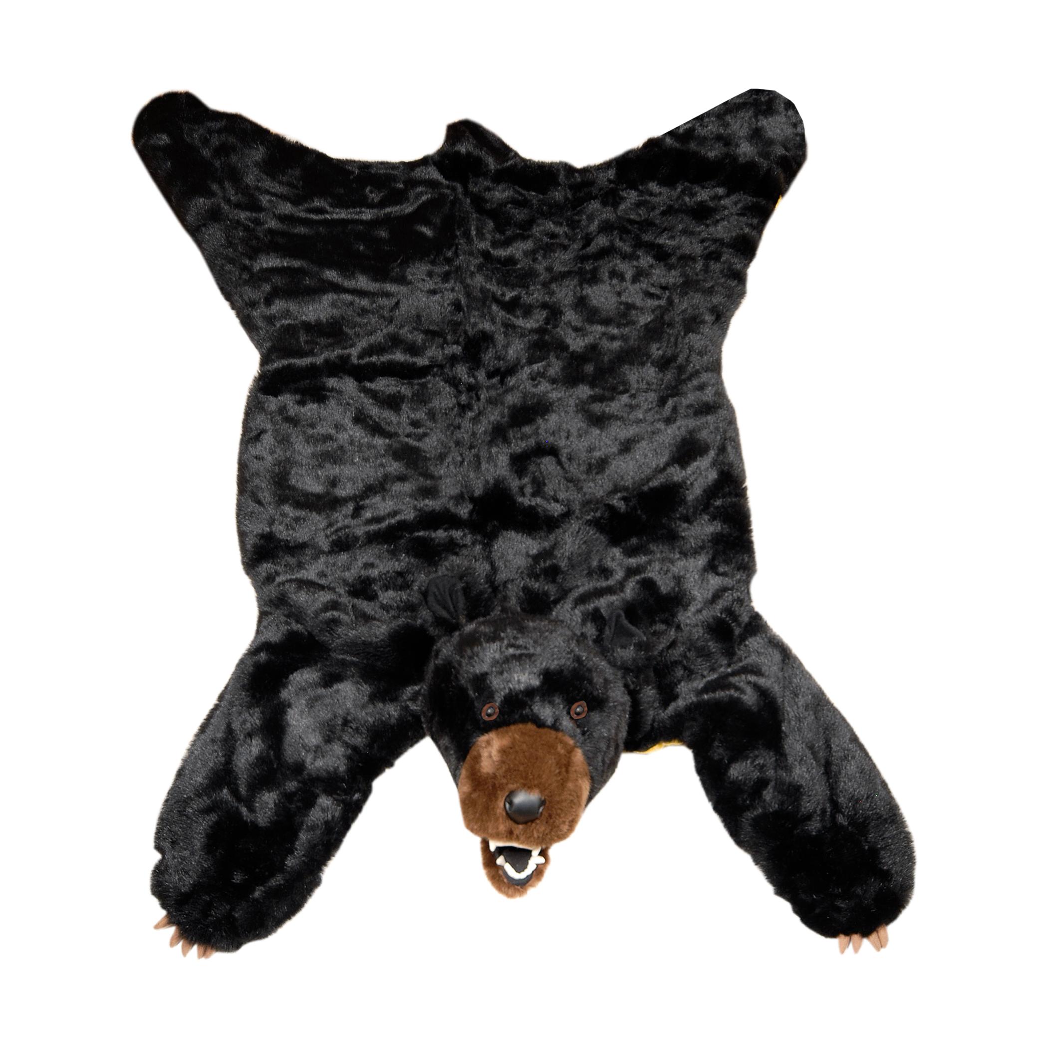 Large Black Bear Rug