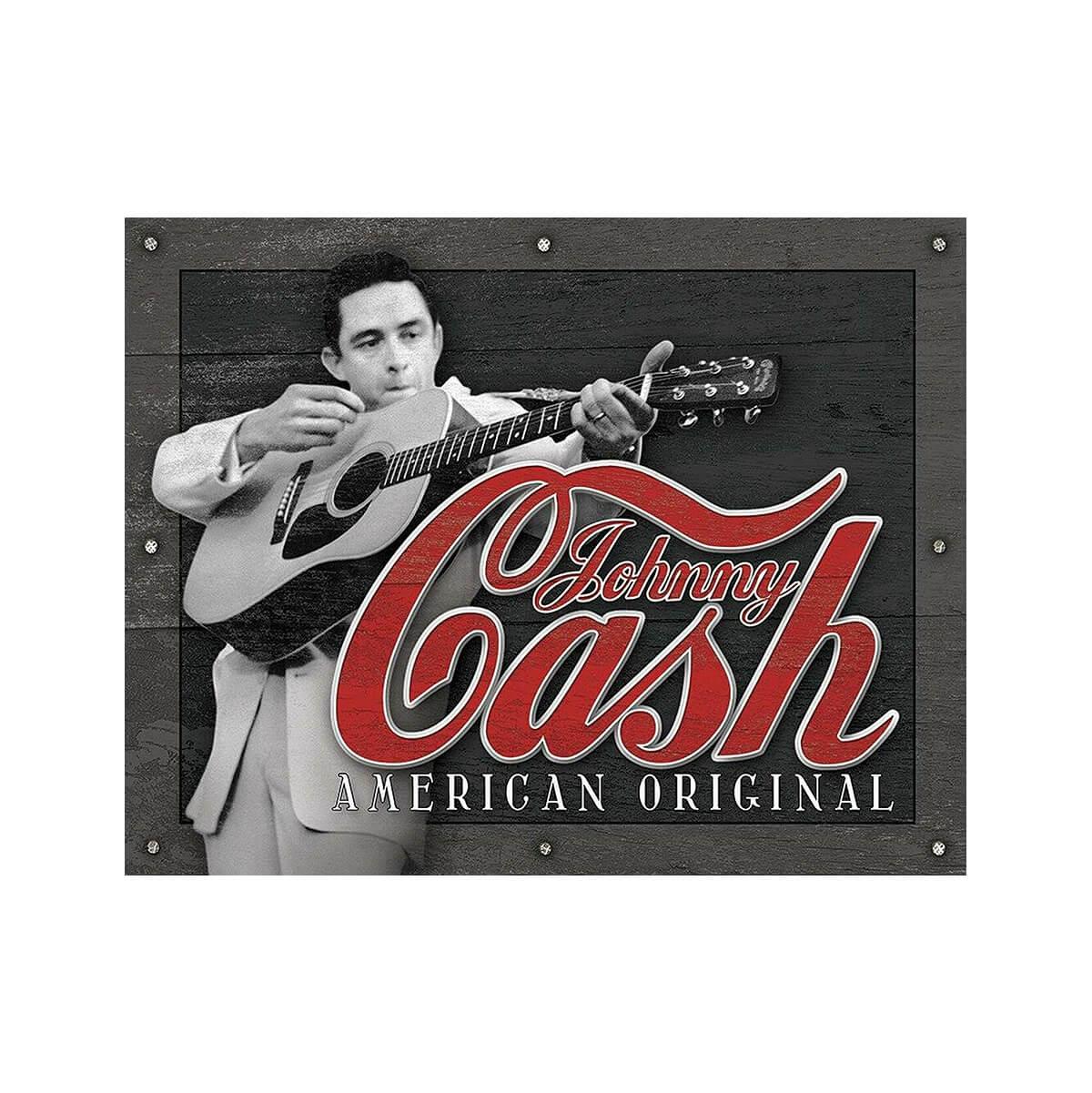 Johnny Cash American Original Tin Sign