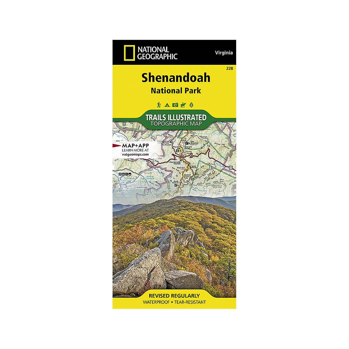 Shenandoah National Park Map