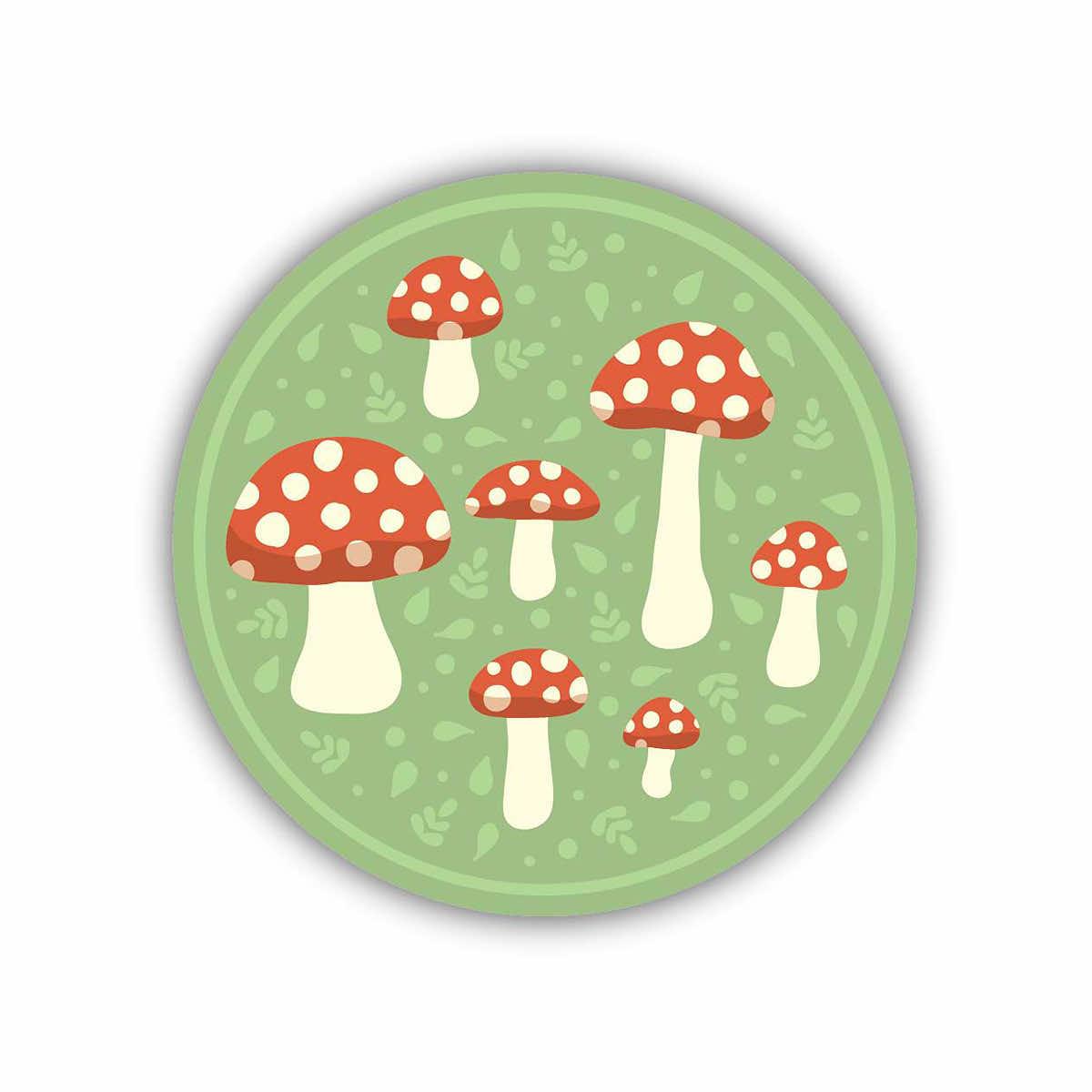 Mushroom Field Sticker
