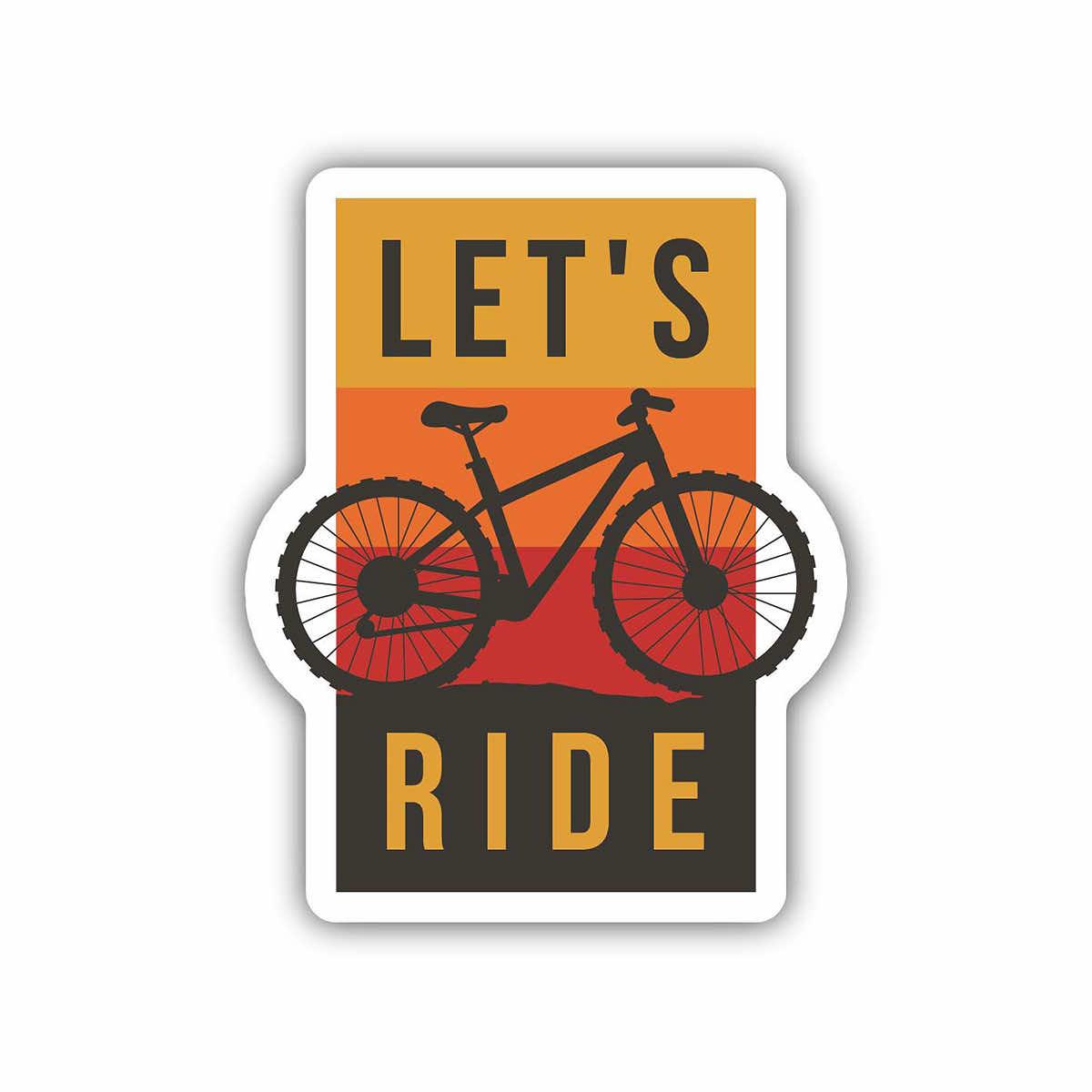 Let's Ride Sticker
