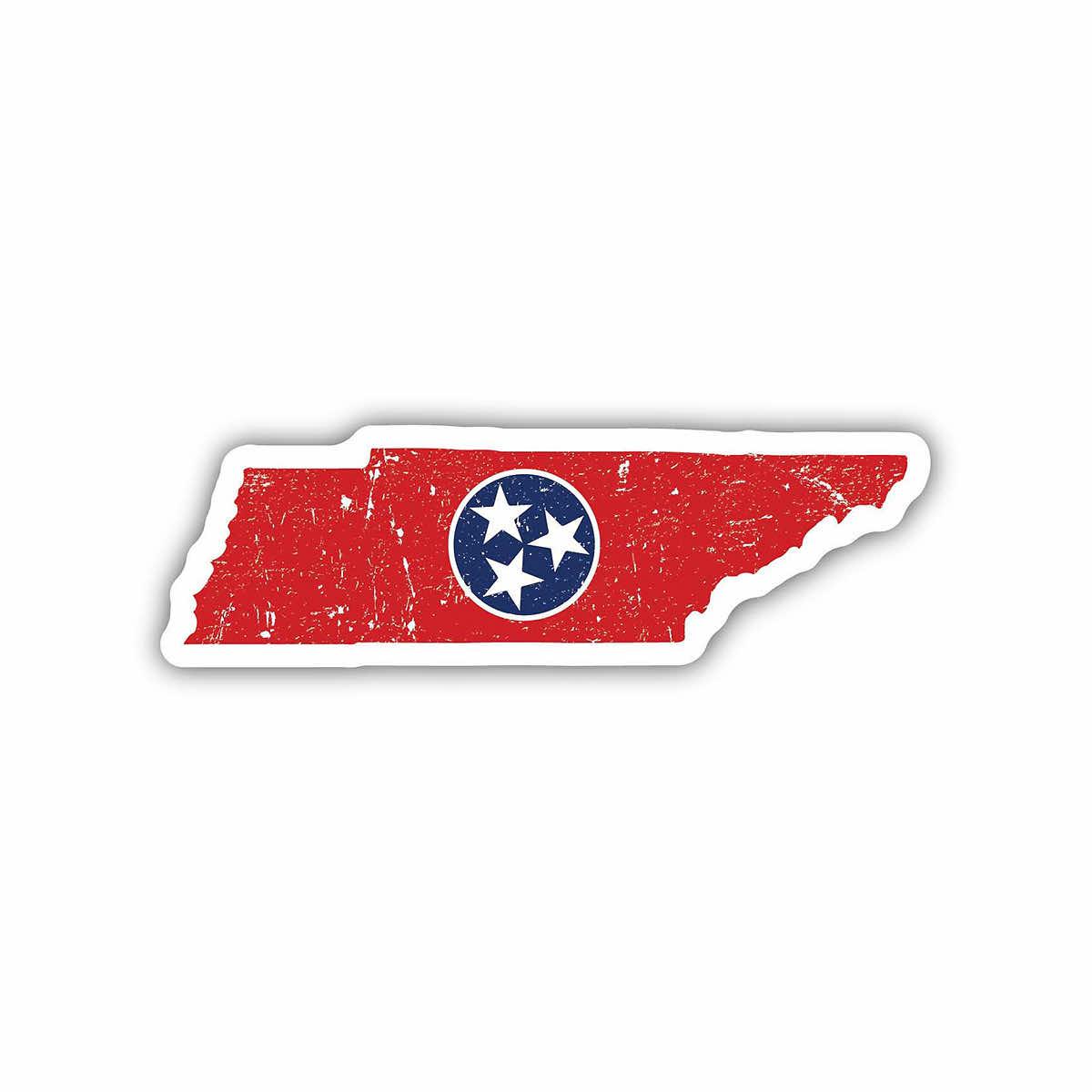 Mast General Store | Tri-Star Tennessee State Sticker
