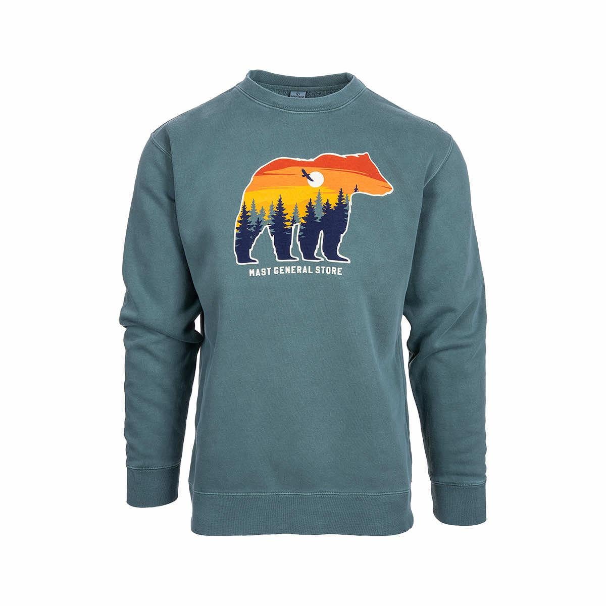 Mast General Store Bear Crew Sweatshirt