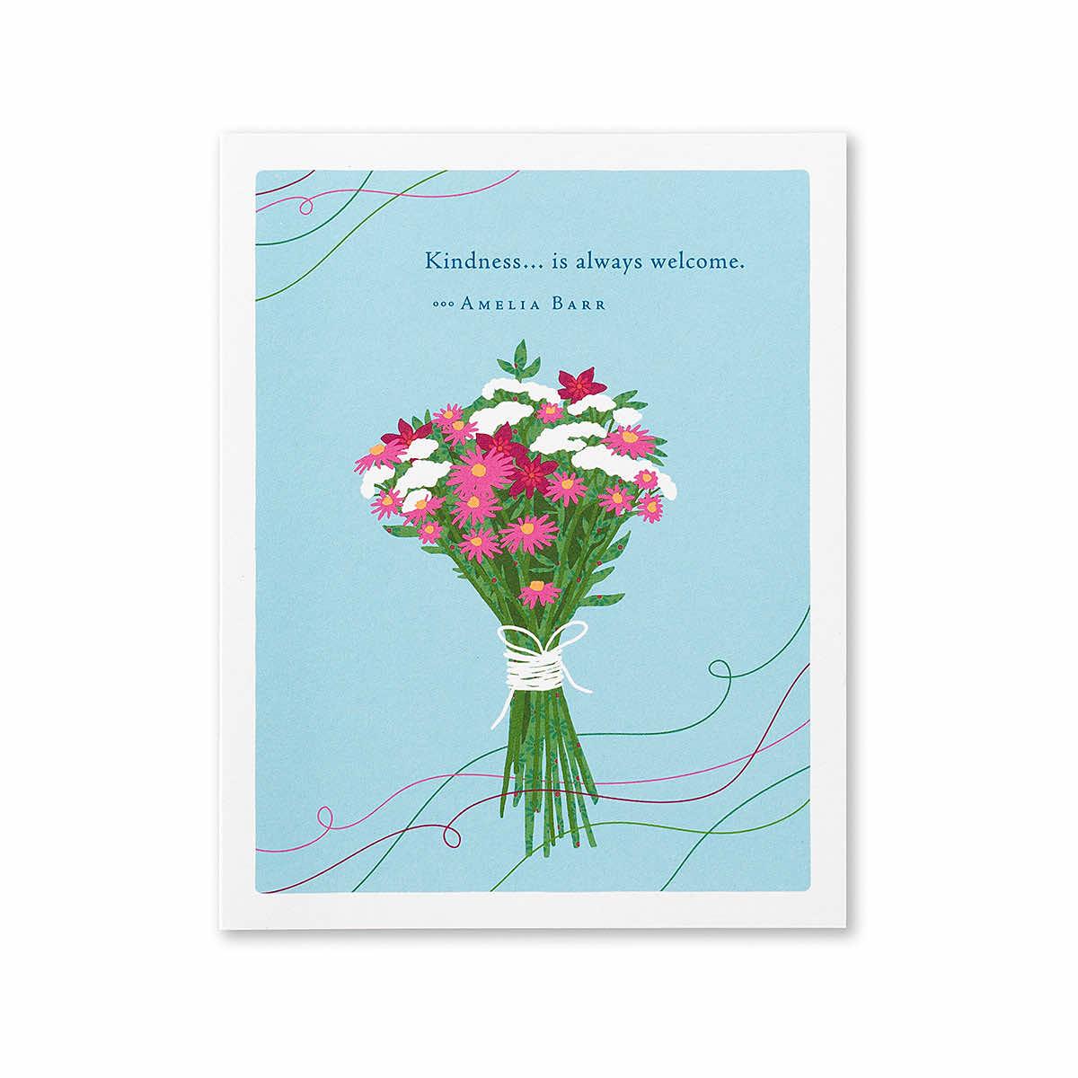 Kindness is Always Welcome Thank You Card