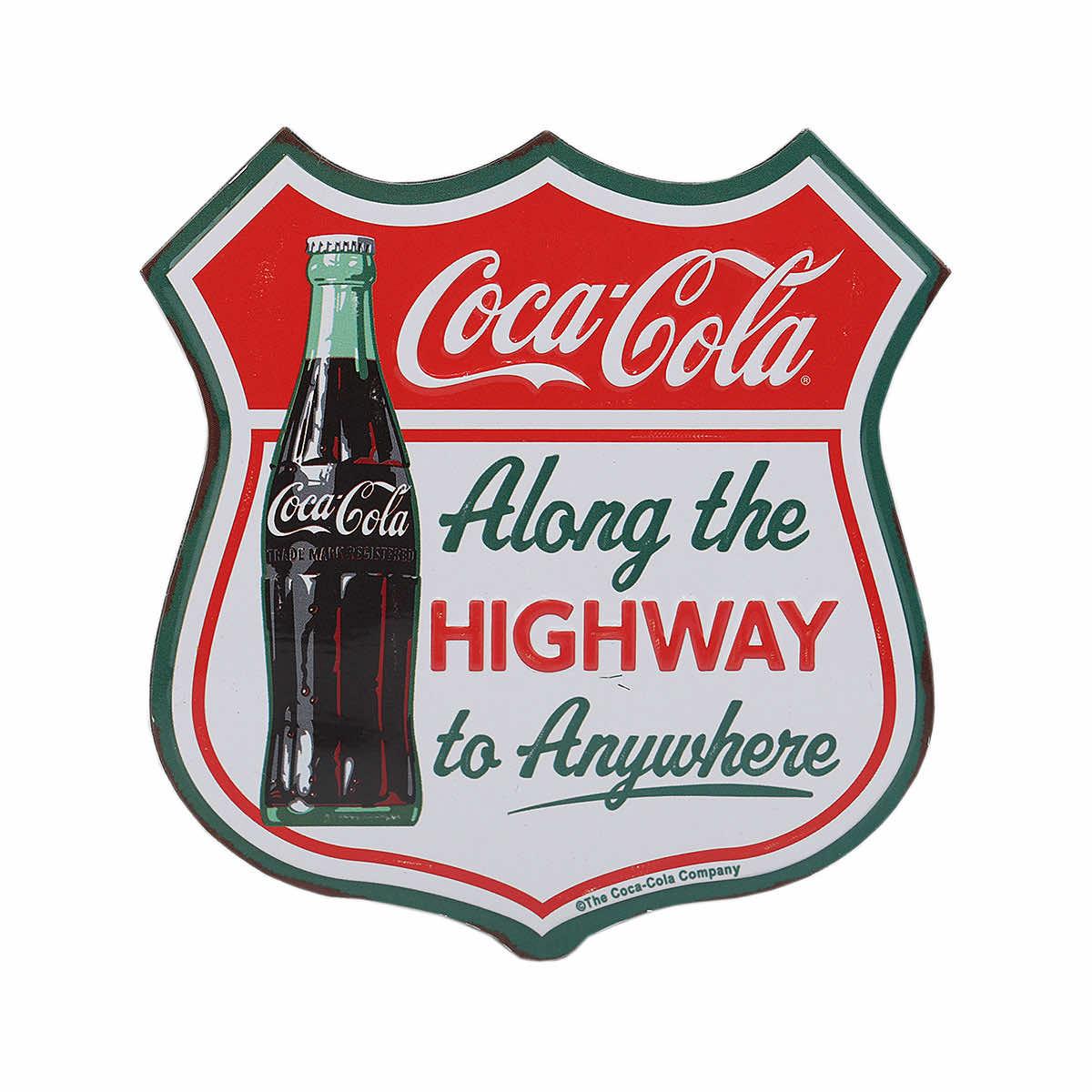 Coca-Cola Highway Embossed Magnet