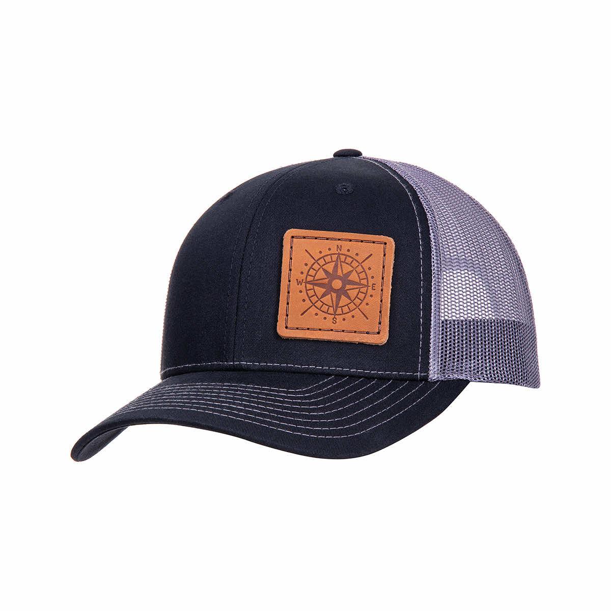 Leather Patch Trucker Hat