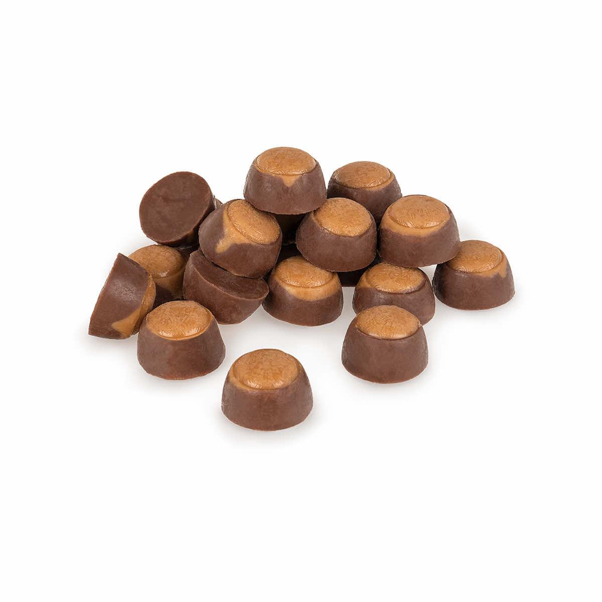 Mini Milk Chocolate Peanut Butter Buckeyes Candy - 1 lb.
