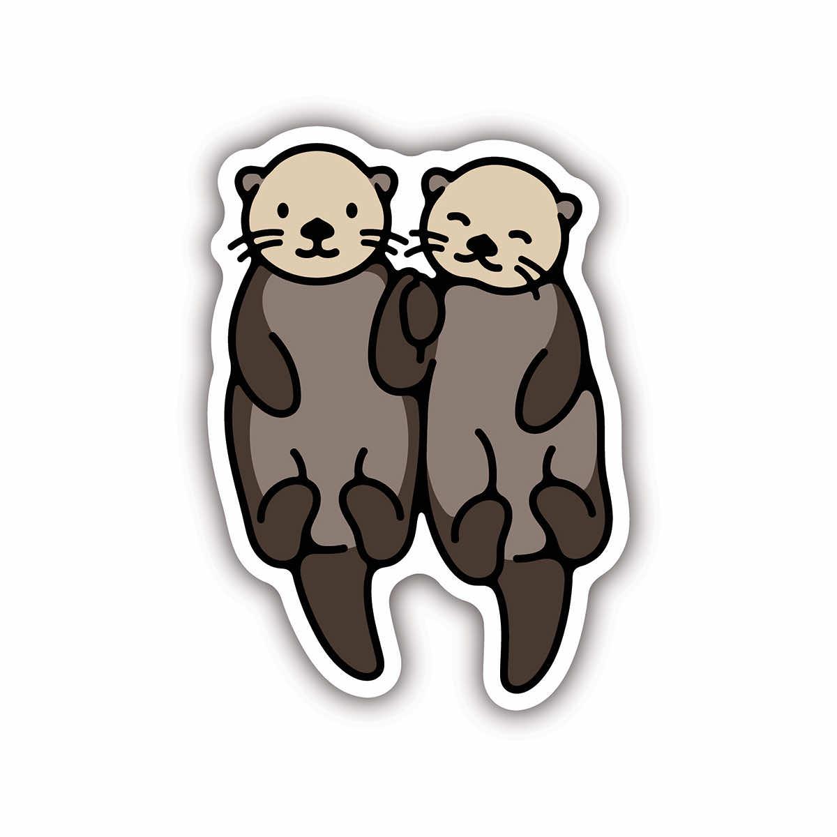 Otters Sticker