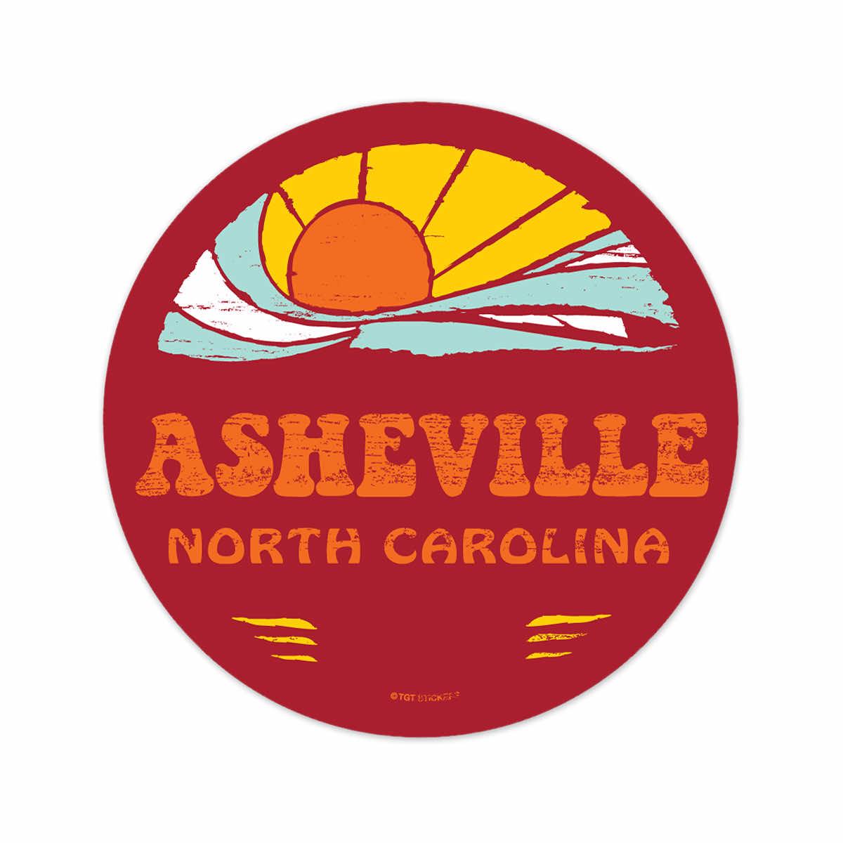 Asheville Flashback Sticker