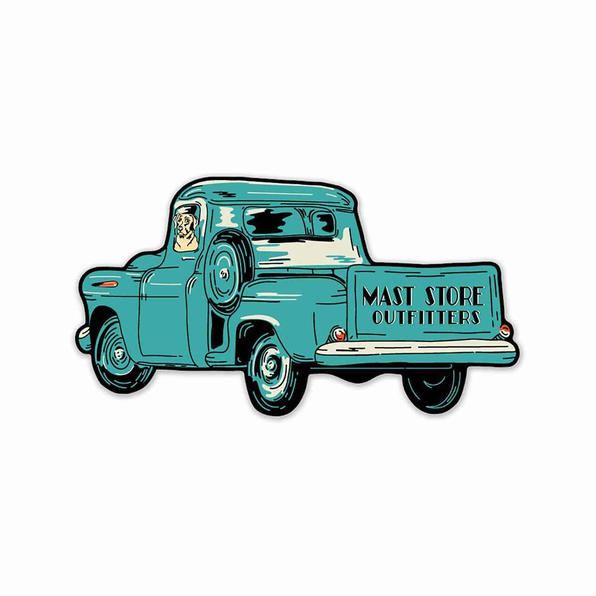 Mast General Store | Mast Store Outfitters Delta Blue Pickup Sticker