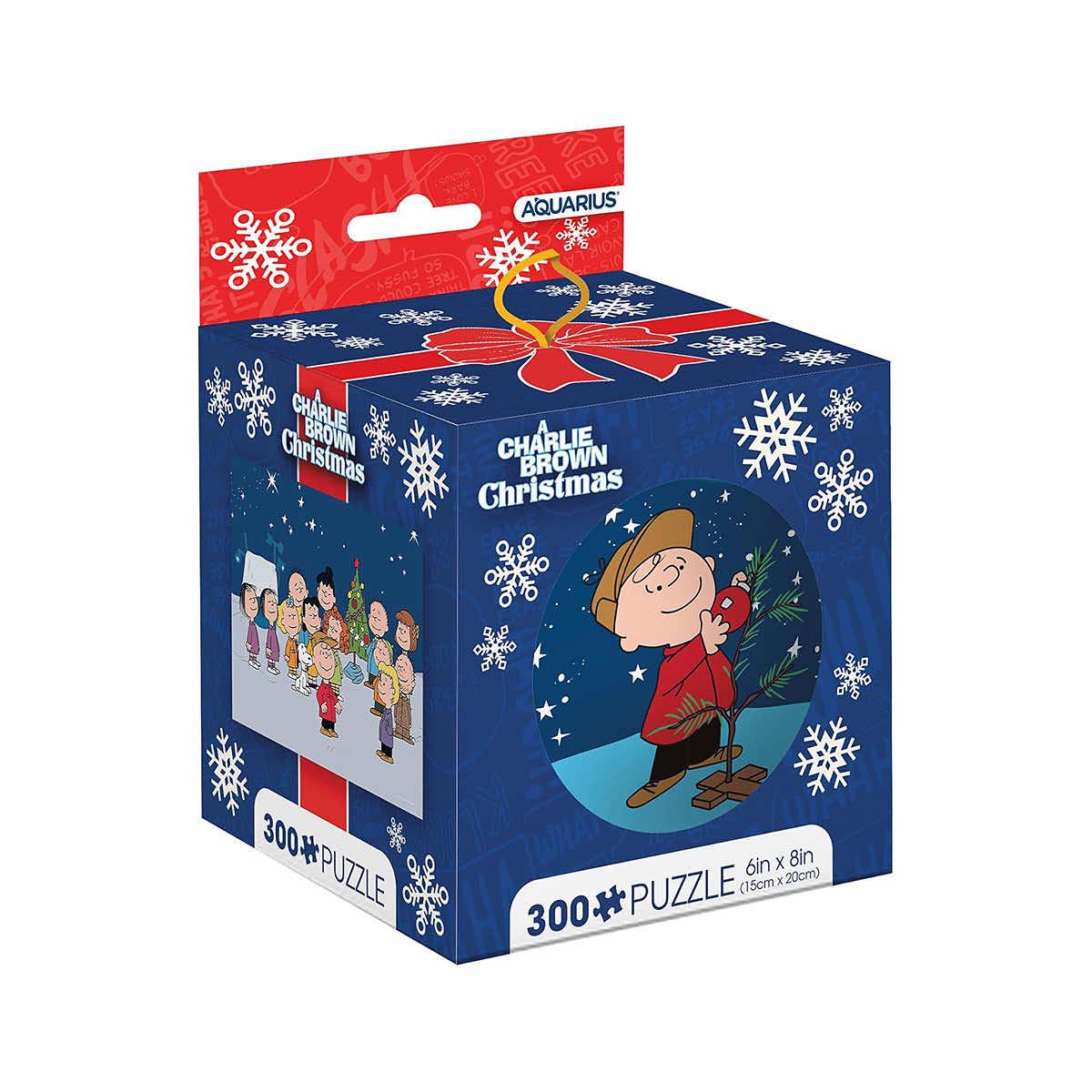 Peanuts A Charlie Brown Christmas Tin Globe 300 Piece Jigsaw Puzzle