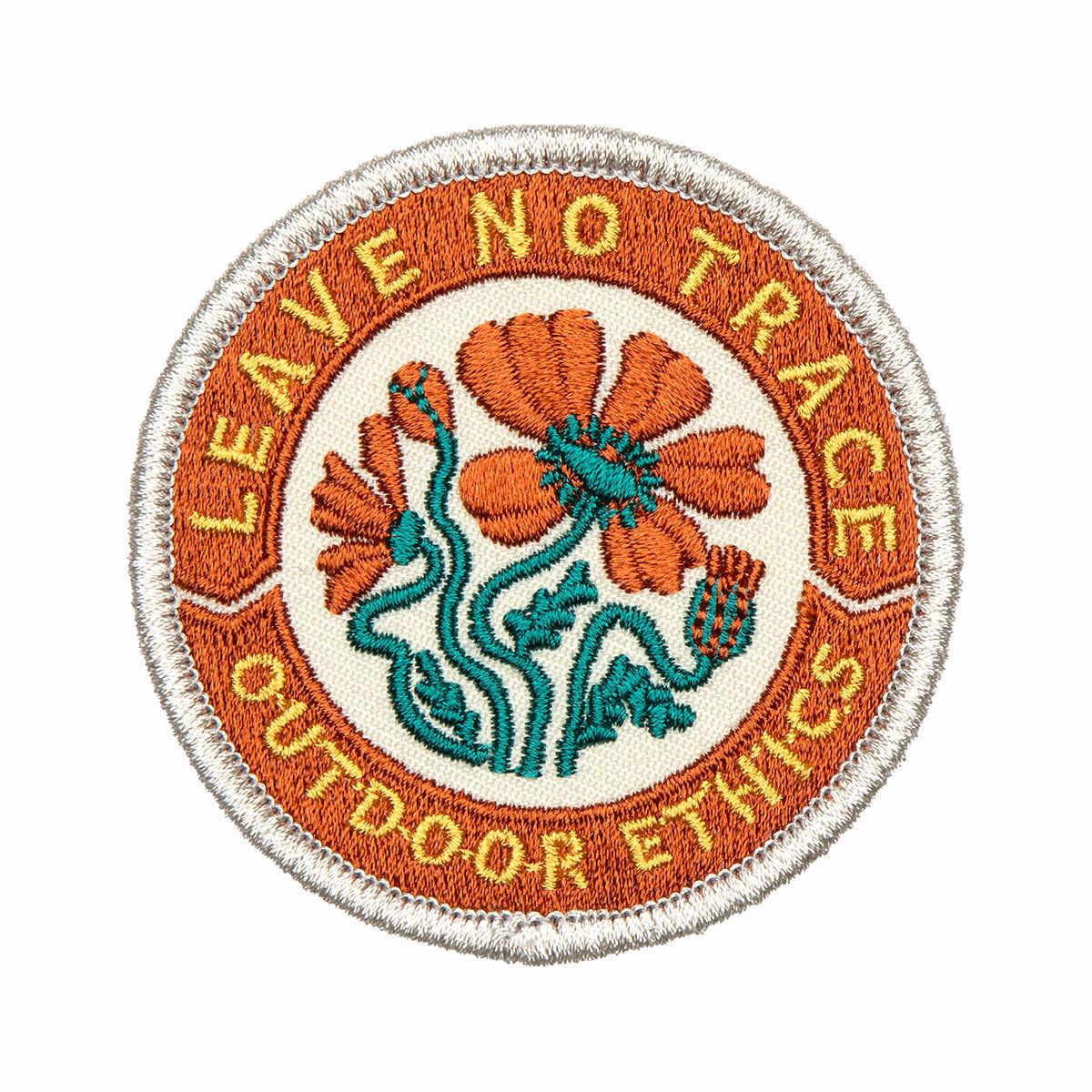 Leave No Trace Outdoor Ethics Embroidered Patch