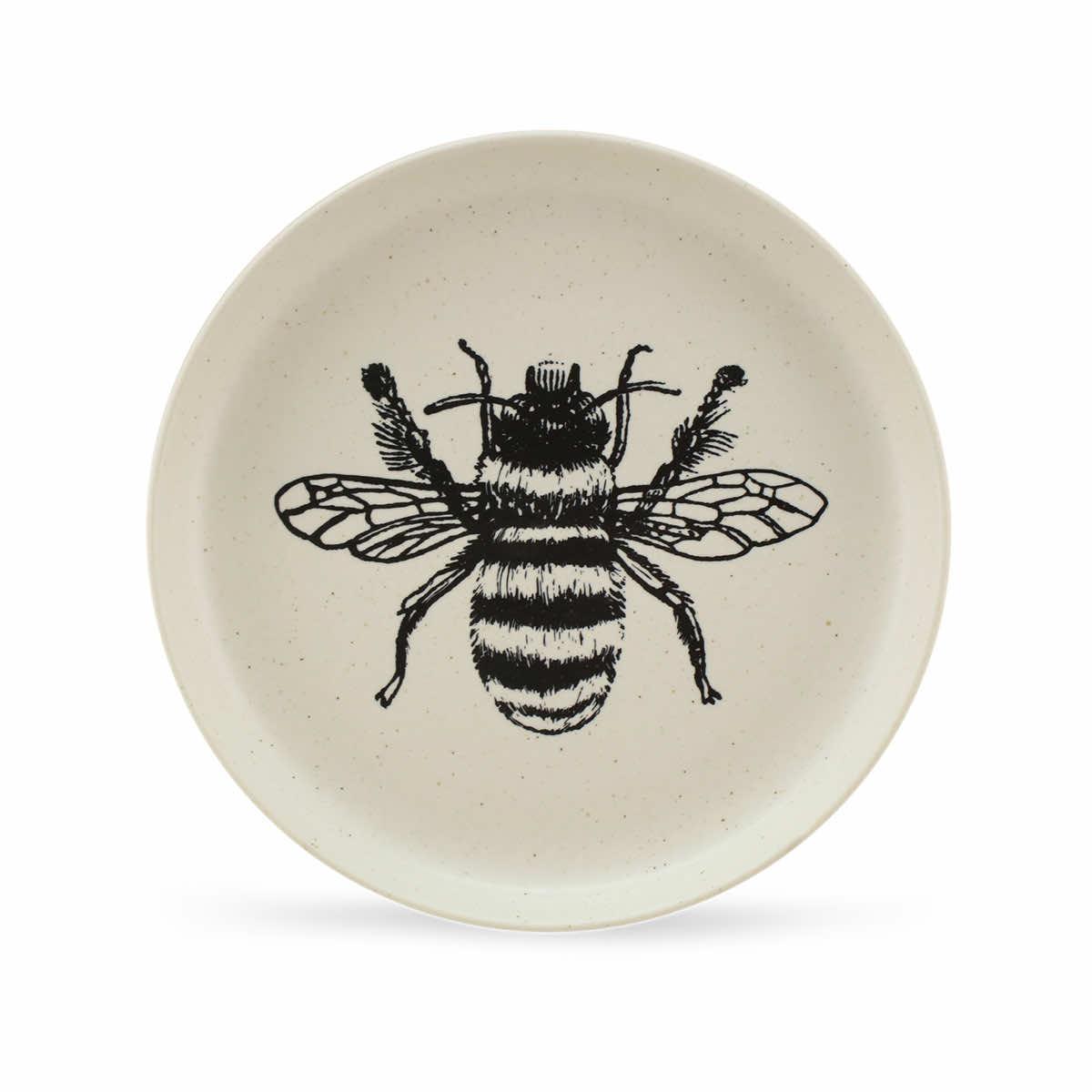 Bee Pacifica Stoneware Salad Plate