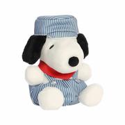 Train Engineer Snoopy Palm Pals Plush Toy