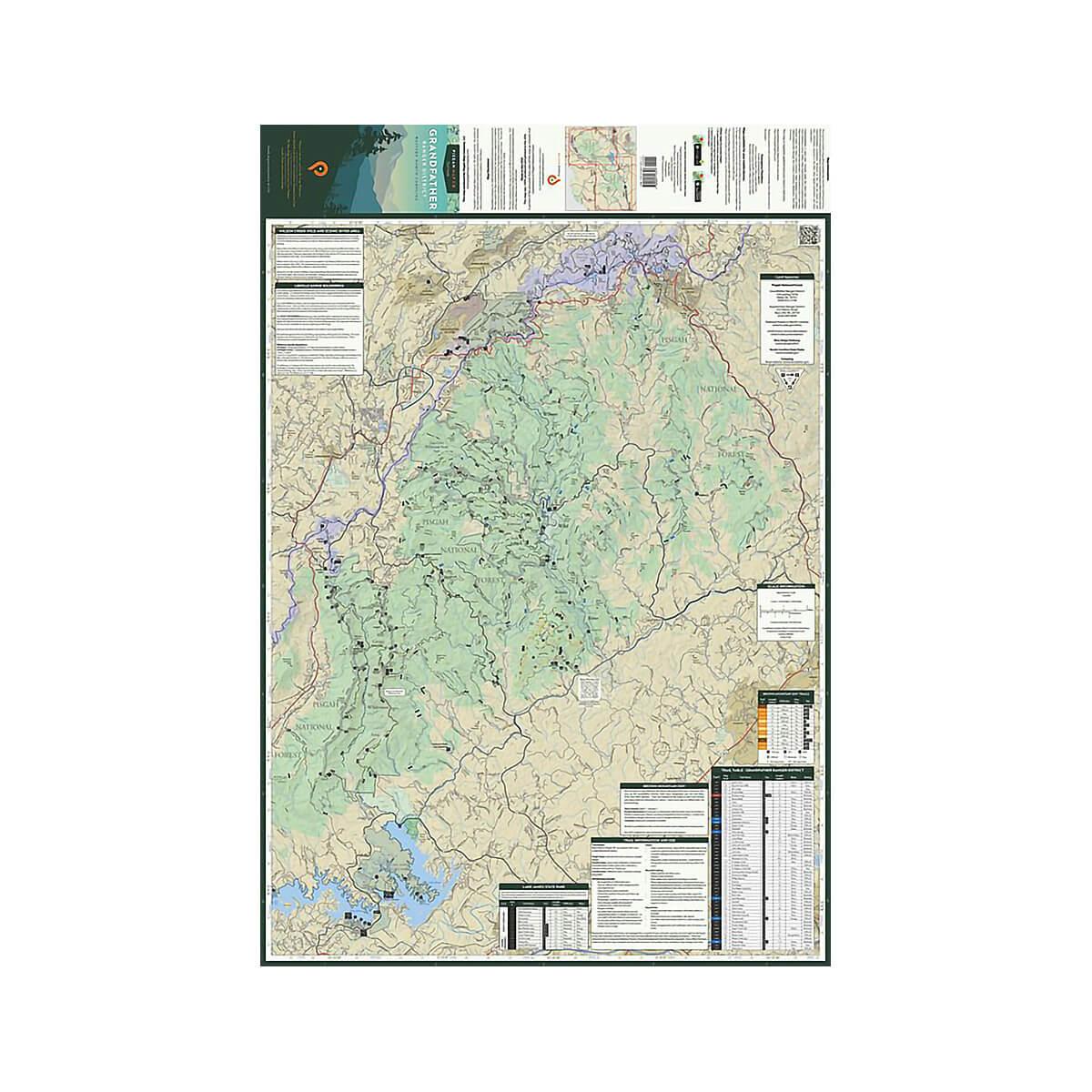 Mast General Store | WNC Trail Guide: Grandfather Ranger District Map