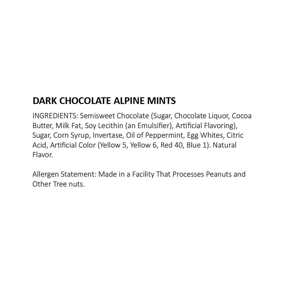 Mast General Store | Dark Chocolate Alpine Mint Candy - 1 lb.