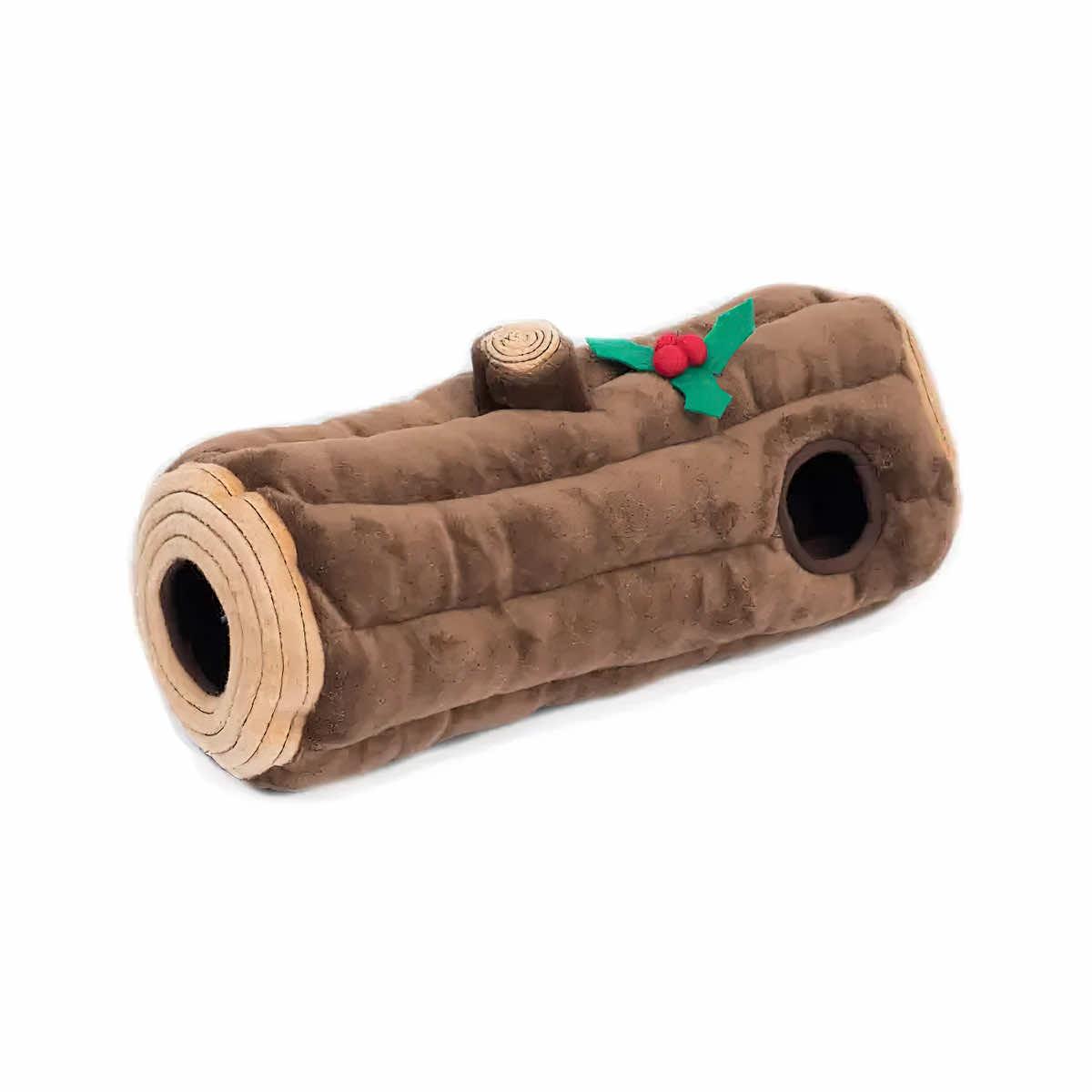 Mast General Store | Holiday Burrow Yule Log Dog Toy