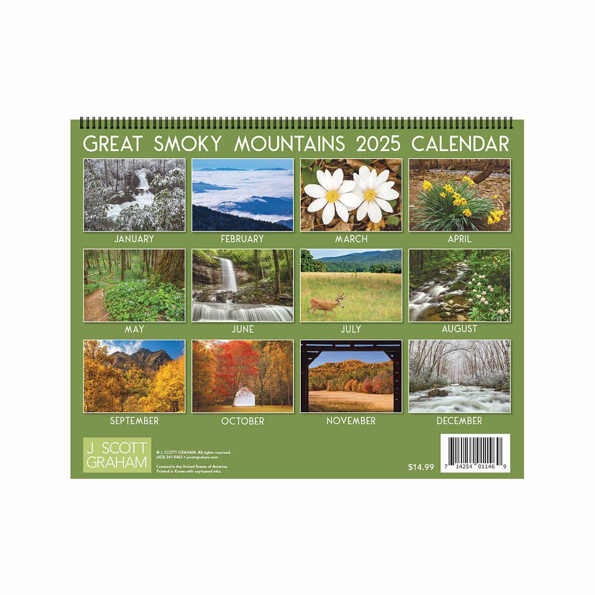 Mast General Store | Great Smoky Mountains 2025 Wall Calendar