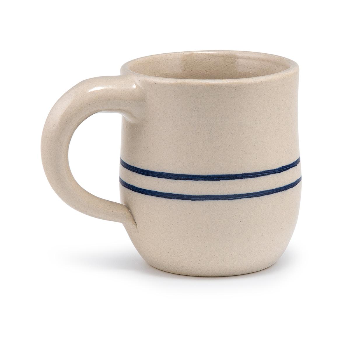 Mast General Store | Blue Stripe Pottery - Coffee Mug